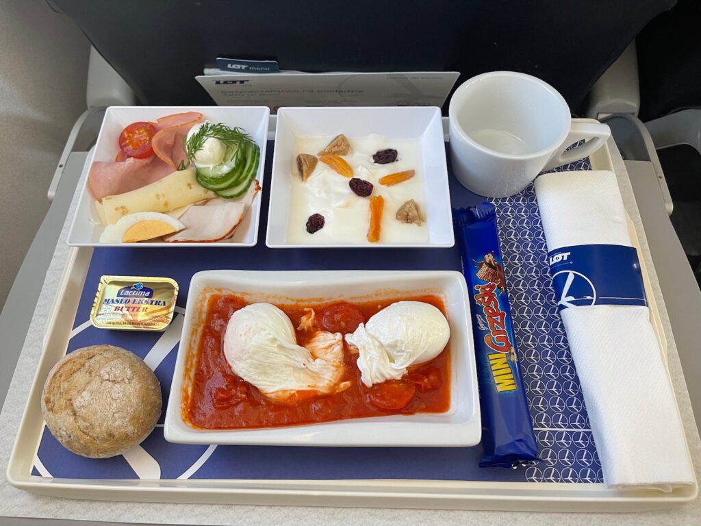 LOT Polish Business Class Breakfast: Simple Yet Satisfying - Live and ...