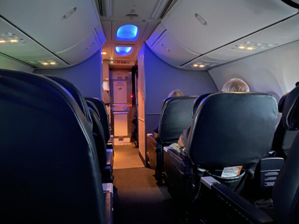 Is It Okay For A United Airlines Flight Attendant To Sit On The Galley ...