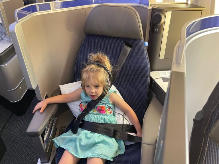 Traveling In United Airlines Polaris Business Class With My Family, A ...