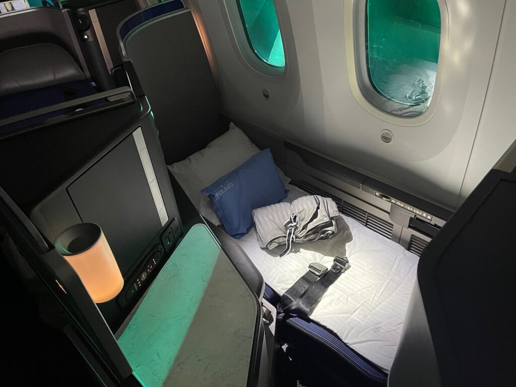 Traveling In United Airlines Polaris Business Class With My Family, A ...