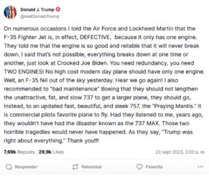 Donald Trump Calls Boeing 737 Max "Unattractive, Fat, And Slow" - Live ...