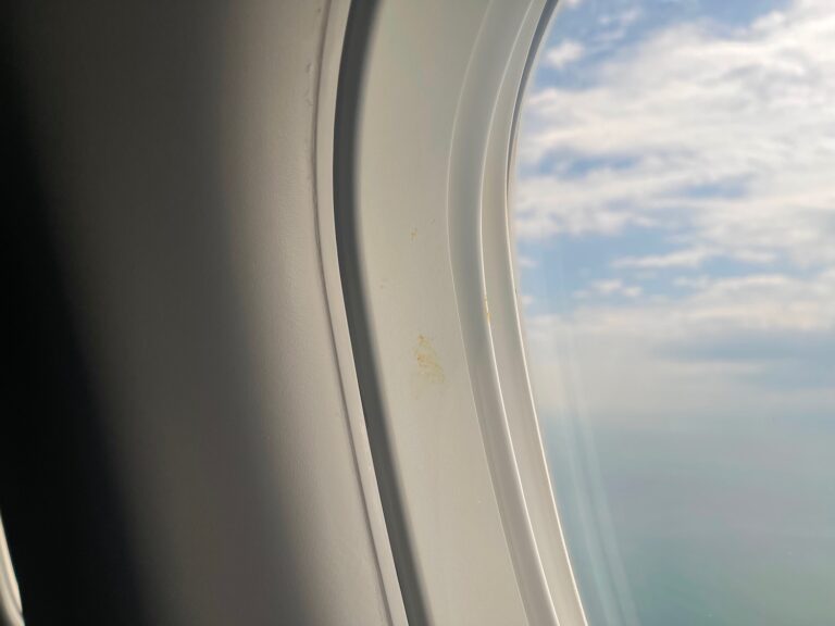 What Is This Suspicious Blotch Around My First Class Window? - Live and ...