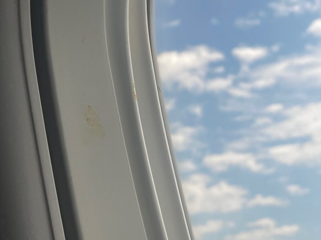What Is This Suspicious Blotch Around My First Class Window? - Live and ...