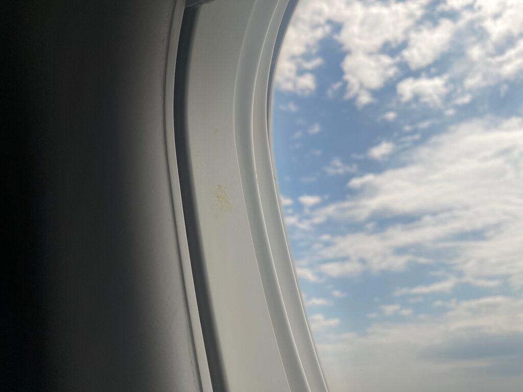 What Is This Suspicious Blotch Around My First Class Window? - Live and ...