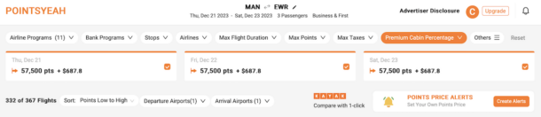 I Love This Free Award Space Search Tool: PointsYeah - Live and Let's Fly