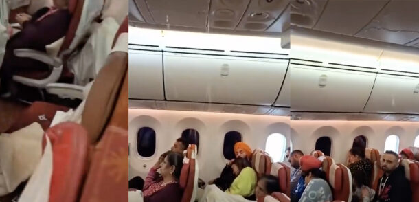 Complimentary Onboard Shower On Air India 787...In Economy Class - Live and Let's Fly