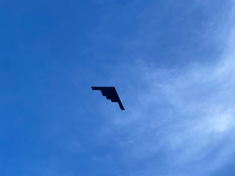 B-2 Stealth Bomber Soars Over My House - Live and Let's Fly