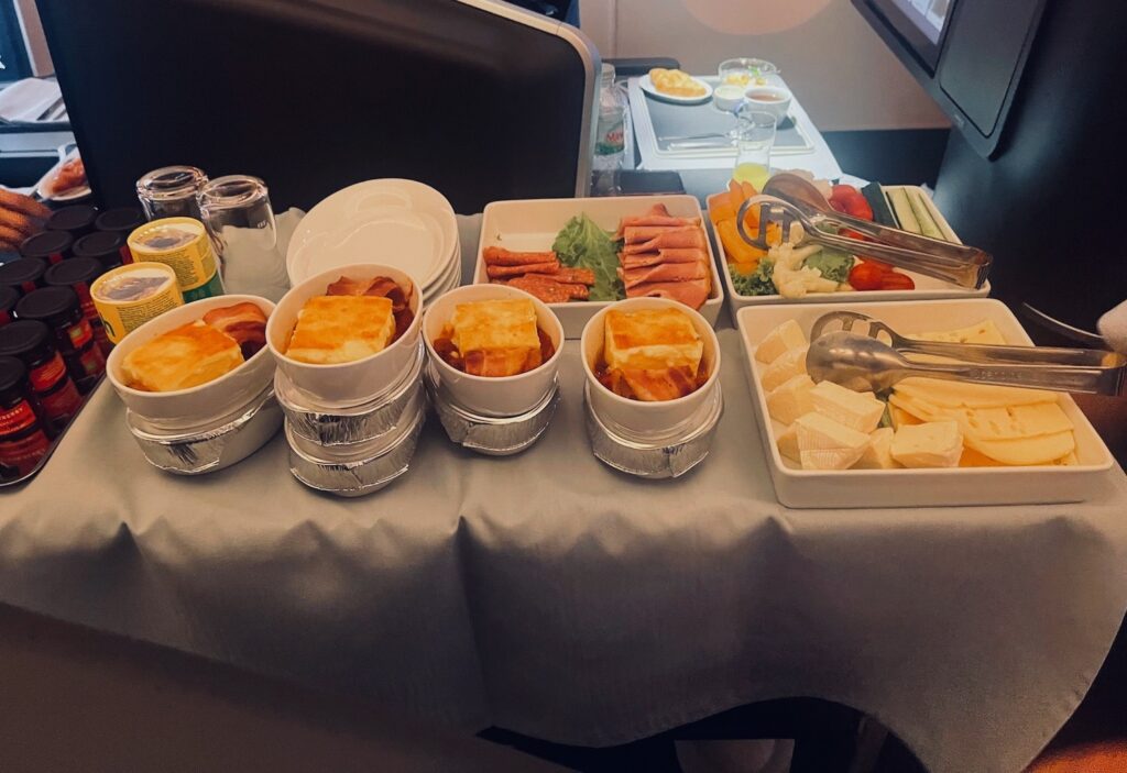 Smörgåsbord Breakfast In SAS Business Class - Live and Let's Fly