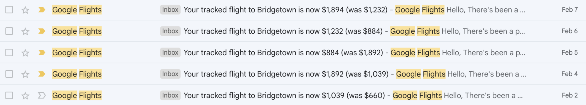 Tracking Pricing On Google Flights - Live and Let's Fly