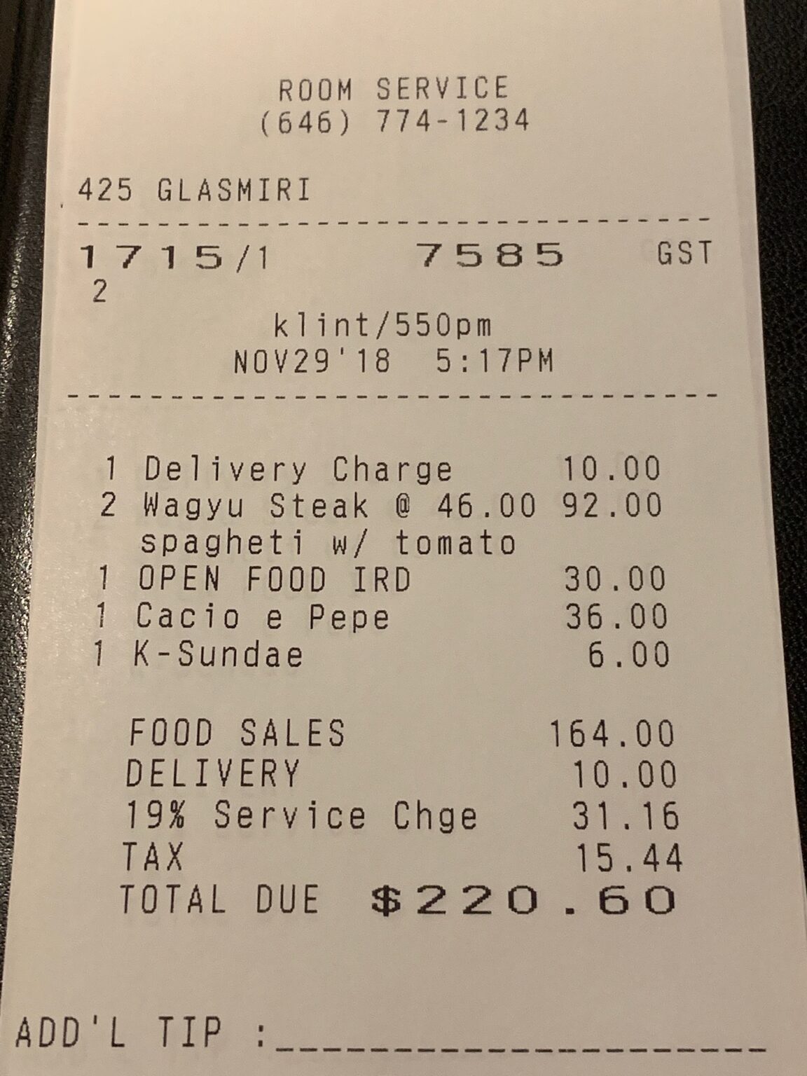 "Poor" Billionaire Gripes Over Room Service Prices At The Carlyle In ...