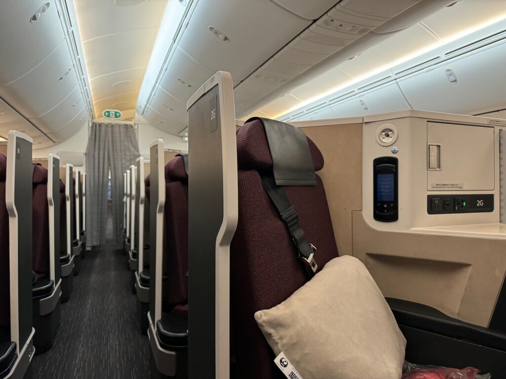 My Surprsingly Comfortable JAL 787-9 Business Class Flight - Live and ...