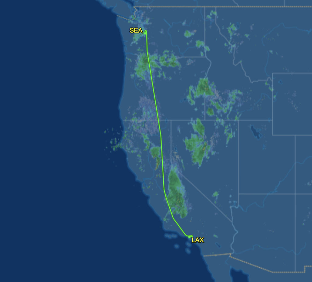 My Scenic Tour Over Los Angeles On United Airlines - Live and Let's Fly