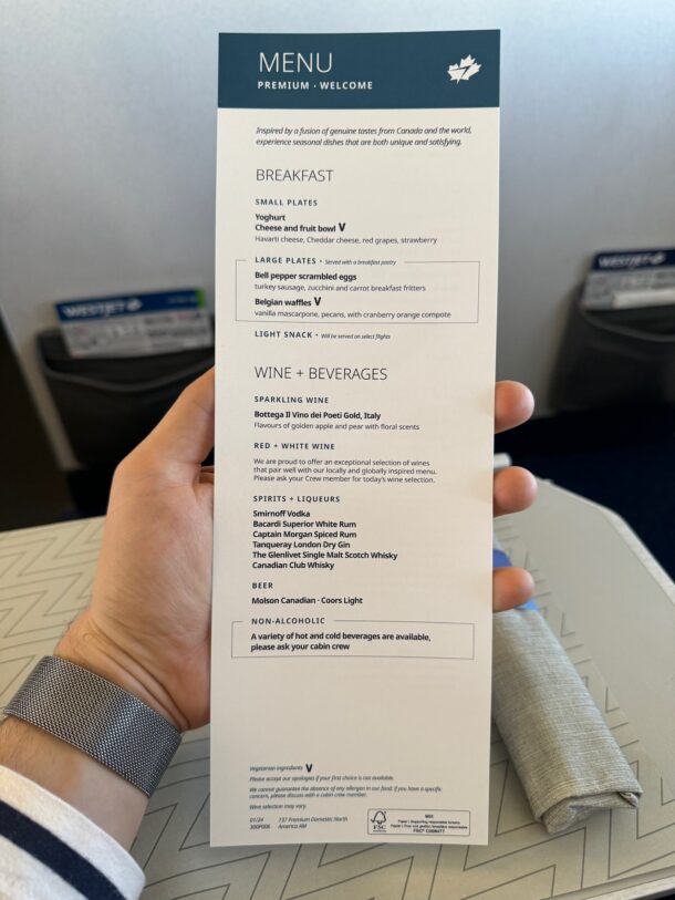 Review: WestJet 737-700 Premium Class - Live and Let's Fly
