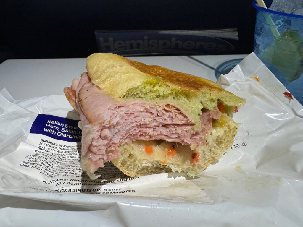 Uh-Oh: The "Italian Sub Sandwich" On United Airlines - Live and Let's Fly