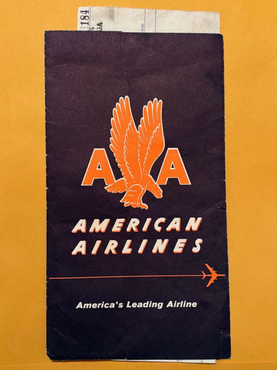 Airfare Evolution: Vintage American Airlines Ticket Analysis
