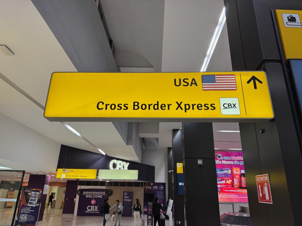 Review: Cross Border Xpress (CBX) From Tijuana Airport To USA - Live ...
