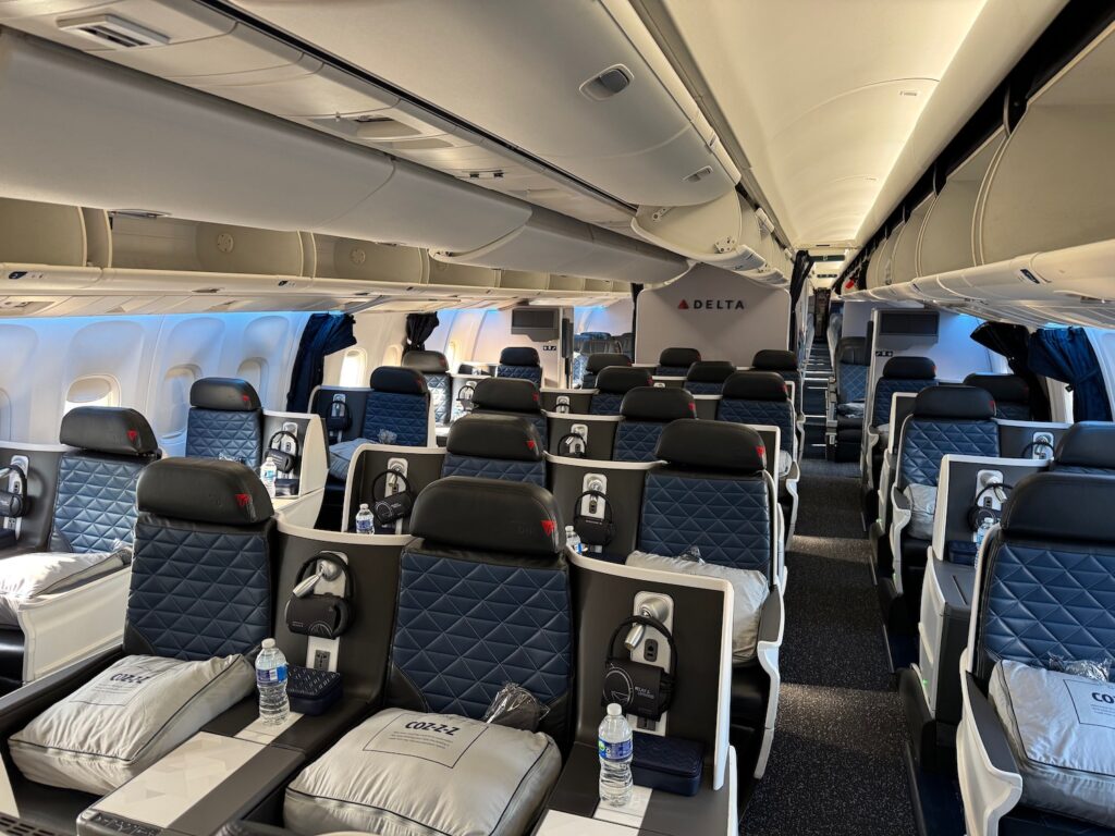 Review: Delta Air Lines 767-300 "Delta One" Business Class - Live and ...
