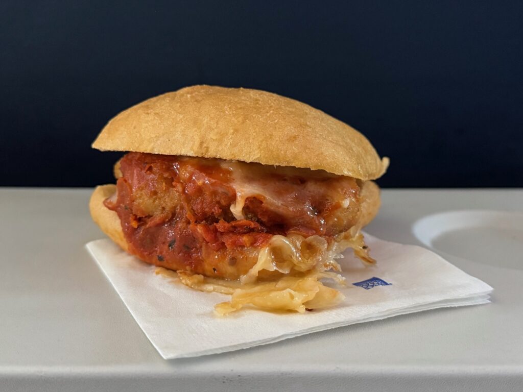 My Chicken Parmesan Sandwich On United Airlines Was A Pleasant Surprise ...