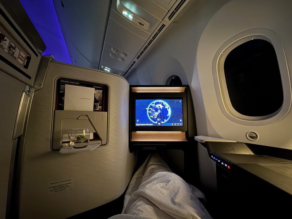 Review: American Airlines' New "78P" Business Class (Chicago - London ...