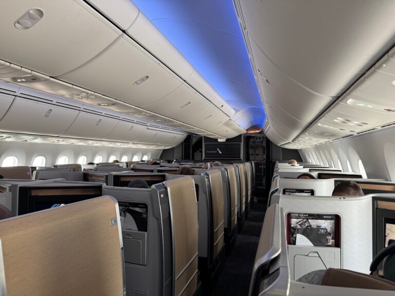 Review: American Airlines' New "78P" Business Class (Chicago - London ...